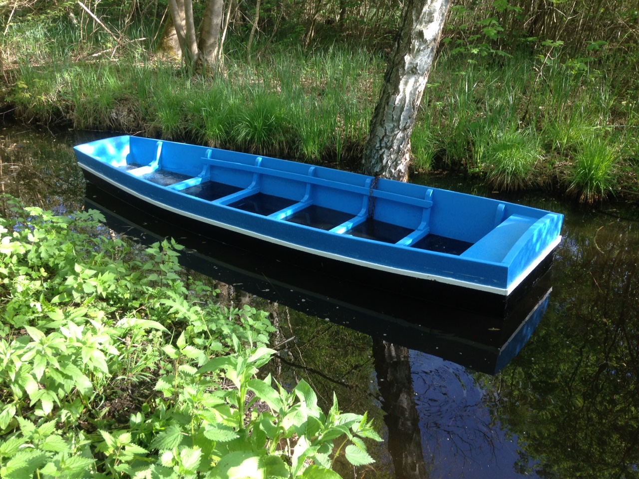barque plate de l'Avre, grisard et chêne. gîtes hortillonages ...